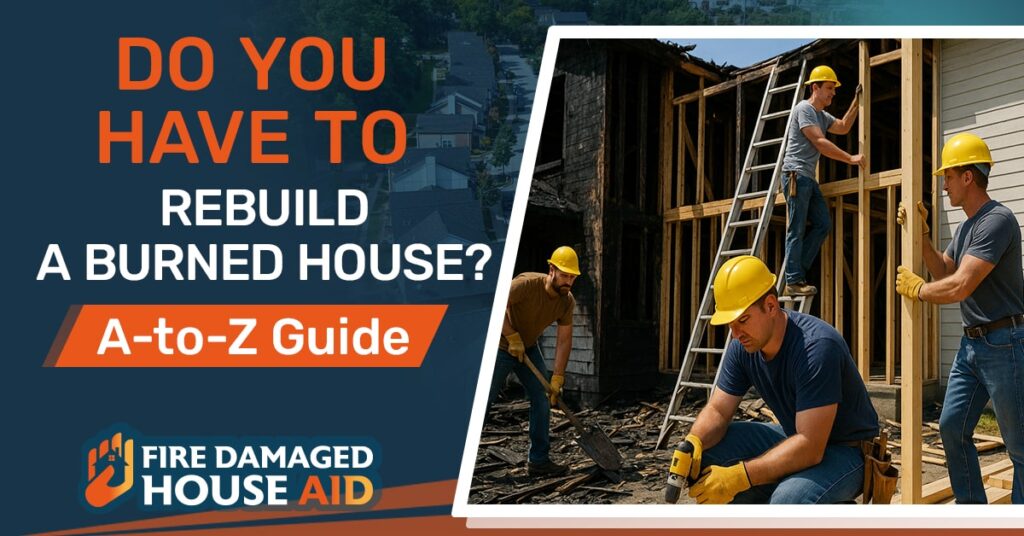 Do You Have to Rebuild the Same House After a Fire? [A-to-Z Guide]