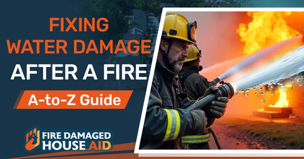 Fixing Water Damage After Fire [7-Step Guide]